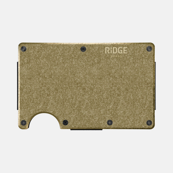 Ridge Wallet — Brass // The Ridge - Ridge AU