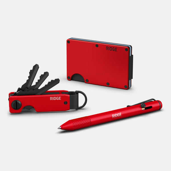 Rodeo Red Collection | The Ridge Wallet + Keycase + Pen Kit - Ridge AU
