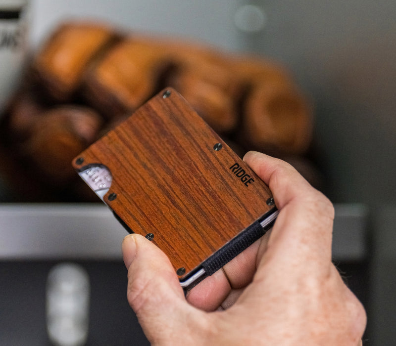 Ridge | Forged In Nature Collection | Mopane Wood Wallet - Ridge AU