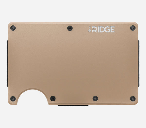 Mojave Tan Ridge Wallet — Sleek Aluminum // The Ridge - Ridge AU